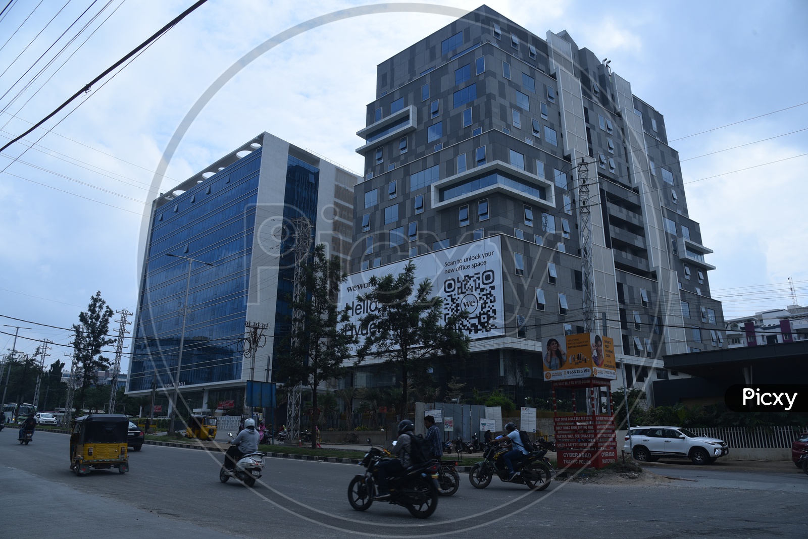 Image of wework Corporate Office Building At Kothaguda Signal in ...