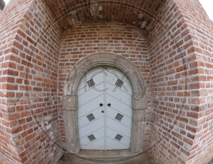 Image of Antique Door In a Fort-PY334111-Picxy