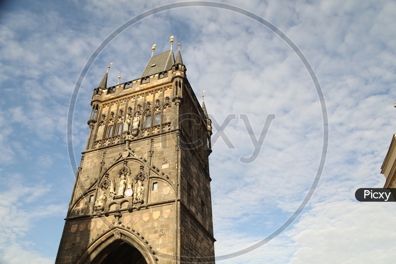 Image of An Ancient Tower With Design-XX320398-Picxy
