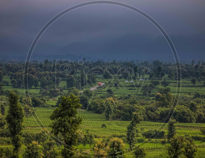 Image of View of the mountains and landscape at Parvatipuram-FV577072-Picxy