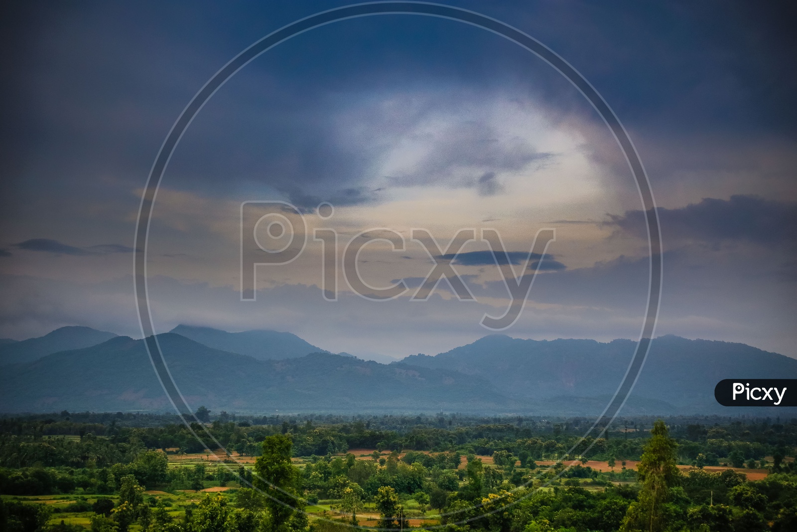 Image of View of the mountains and landscape at Parvatipuram-FV577072-Picxy