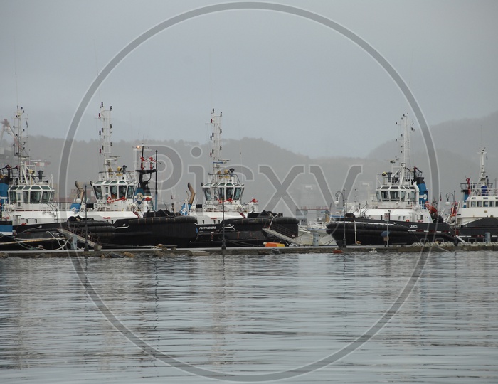 Image of Fishing Boats - Daman Port-VP212457-Picxy