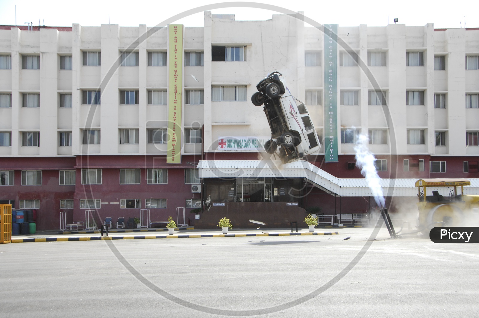 Image of A Car Blast For a Movie Scene-OC722038-Picxy