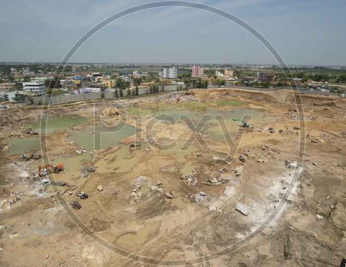 Image of A large area digged for construction-NQ952388-Picxy