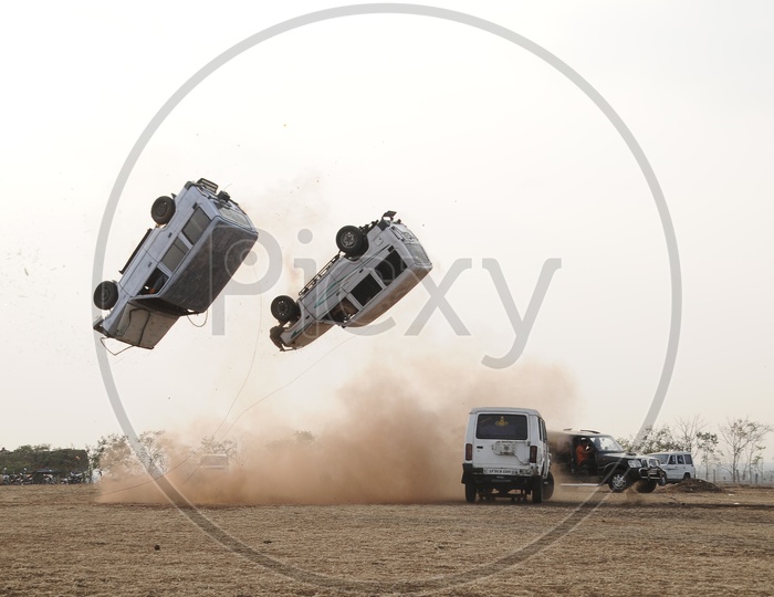 Image of Car Blast Scene in a Movie-IP196075-Picxy