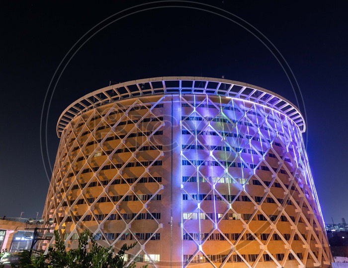 Image of Night View of Cyber Towers-JE761008-Picxy