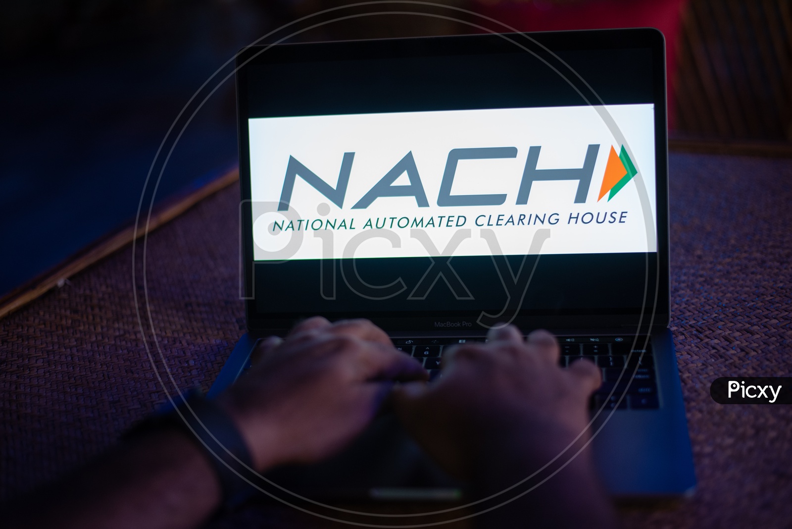 Image of Indian Man Accessing National Automated Clearing House ( NACH ...