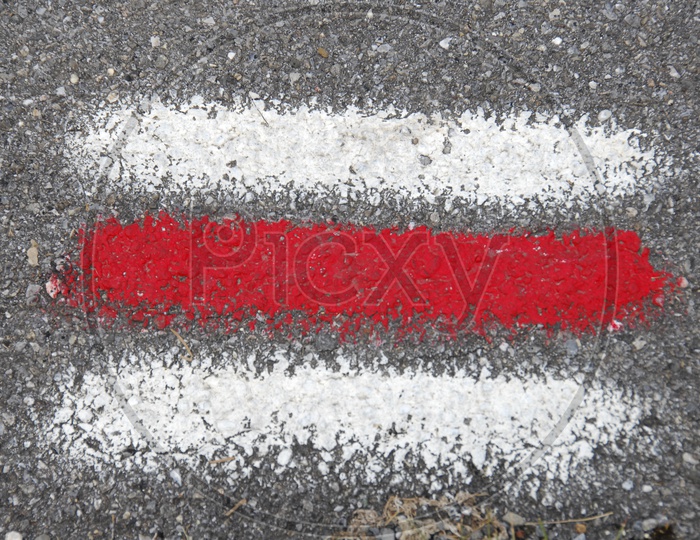 Image of Texture of Paint on a Thar Road-JC961462-Picxy