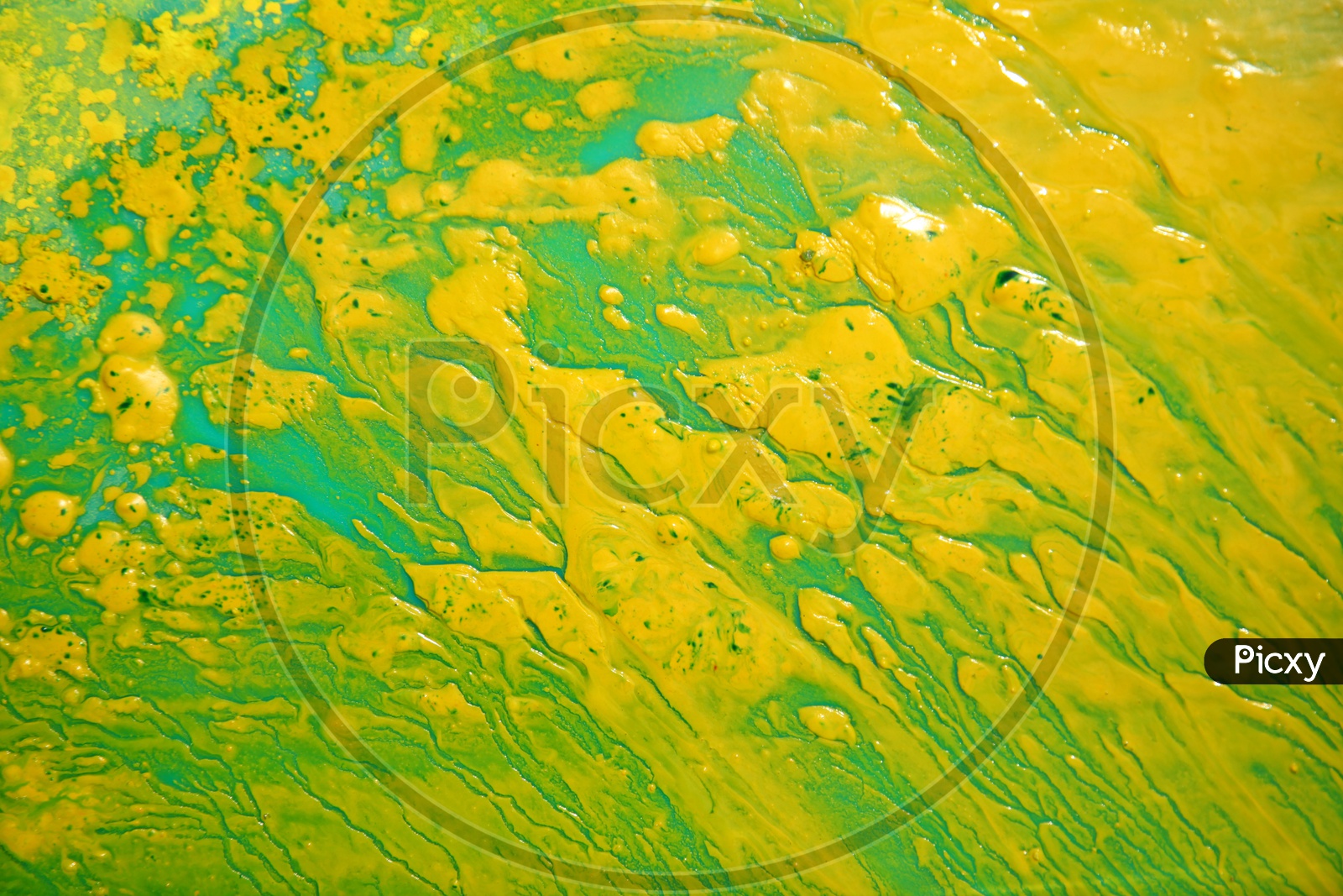 Image of Dripping yellow colour paint-XA152864-Picxy