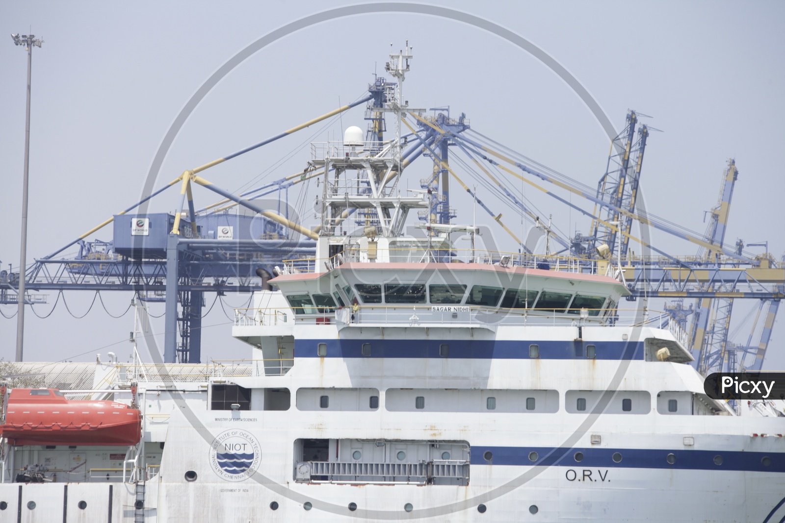 Image of A View Of Ships Anchored In Port Berths-NJ291320-Picxy
