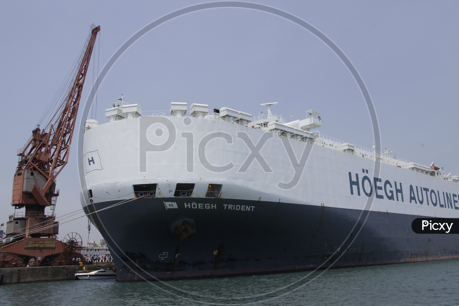 Image of Hoegh Autoliners Ship Anchored In port-MD900857-Picxy