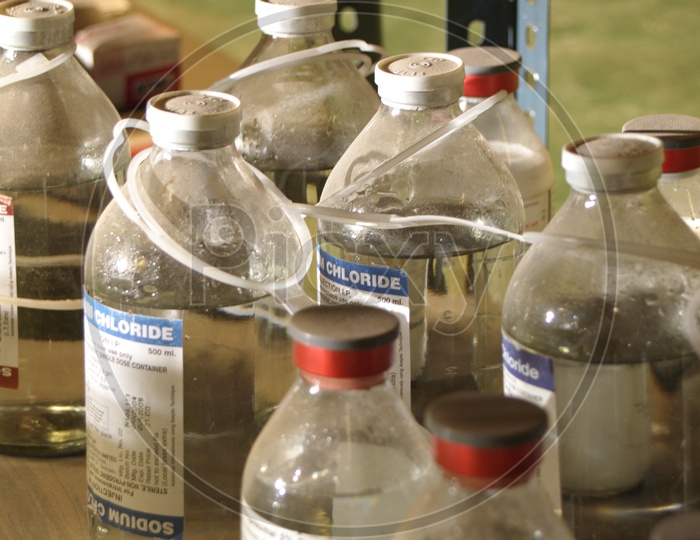 Image of Close up of Vaccination Bottles-BQ667101-Picxy