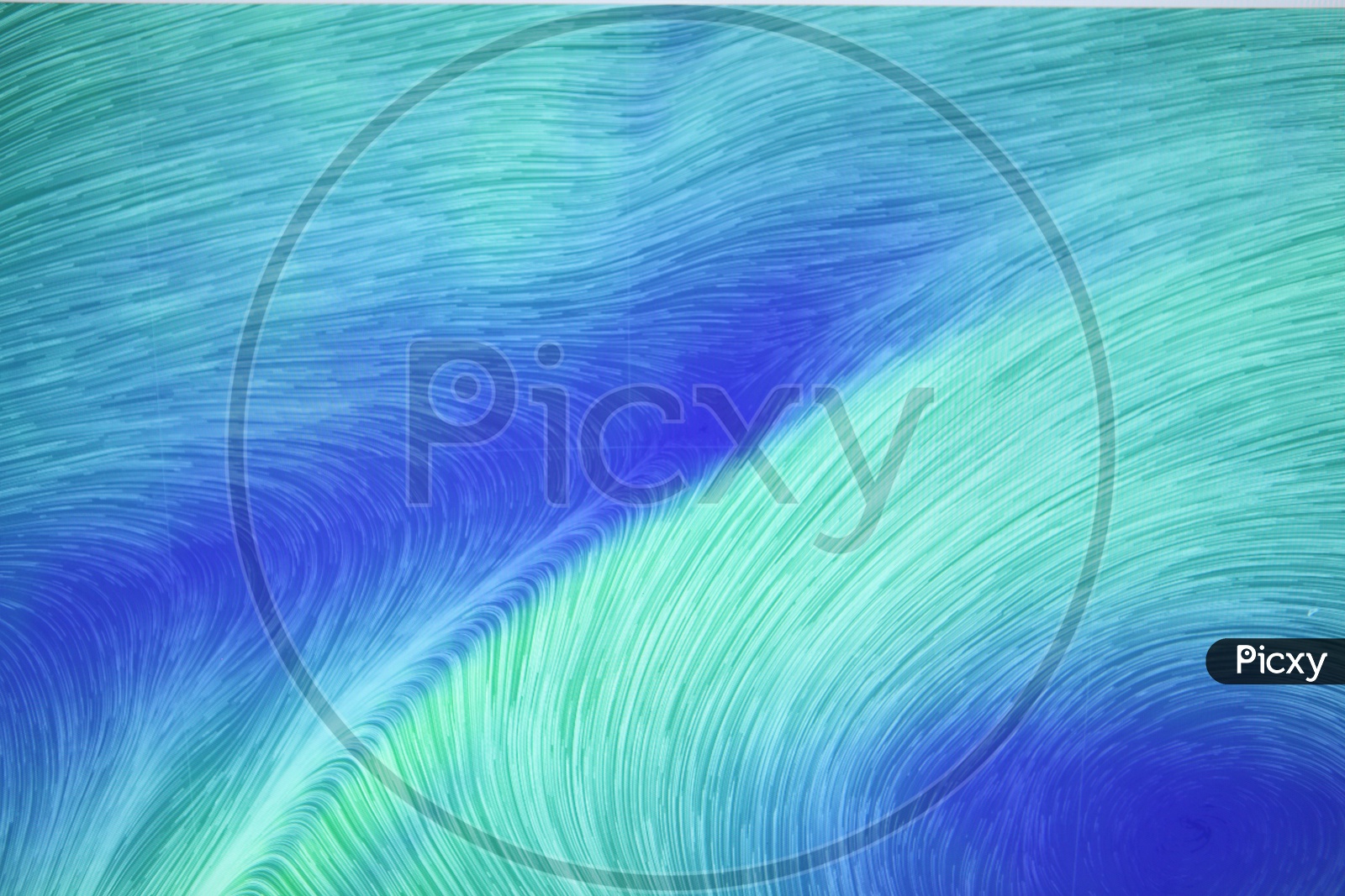 Image of A Graphical weather representation Of Earth Globe With Blue ...