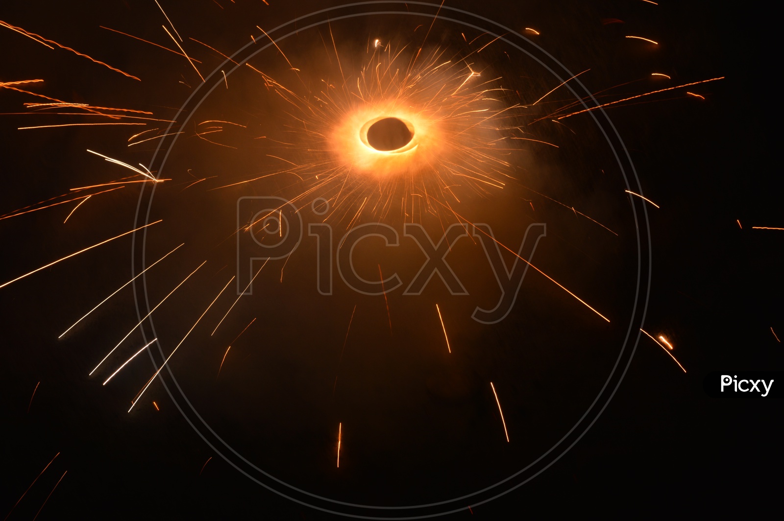 Image of Indians Celebrating Diwali By Firing Crackers on Streets on a ...