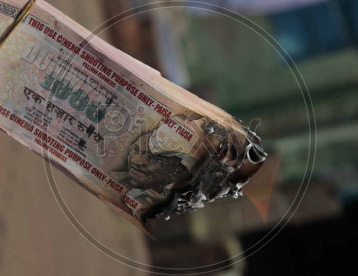 Image of Photograph of burned dummy cash, Duplicate cash-LJ944788-Picxy
