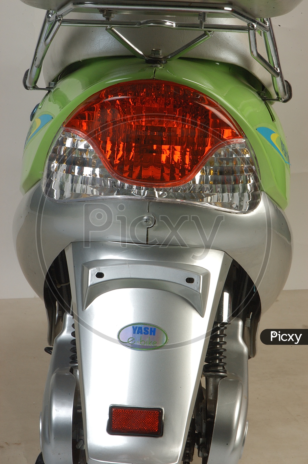Image of Electric Scooty or Moped From Back Side-RH163767-Picxy