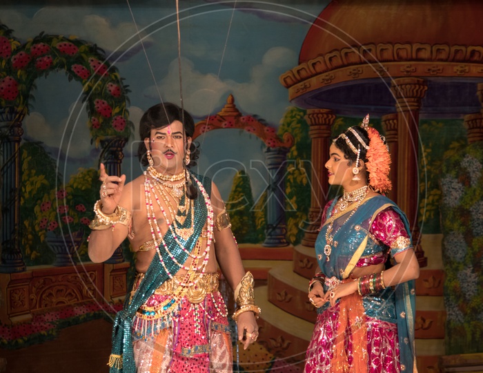 Image of A scene from the Indian theatre Drama-UE565247-Picxy