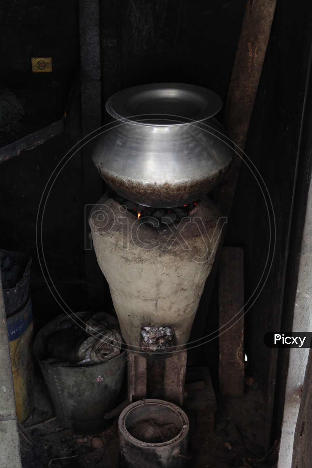 Image of Coal Furnace Stoves in Rural villages-VL487395-Picxy