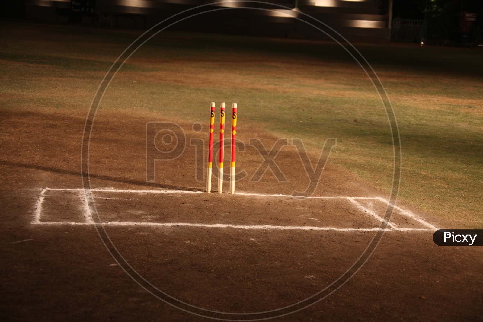 Image of Wicket in cricket ground-TQ241835-Picxy