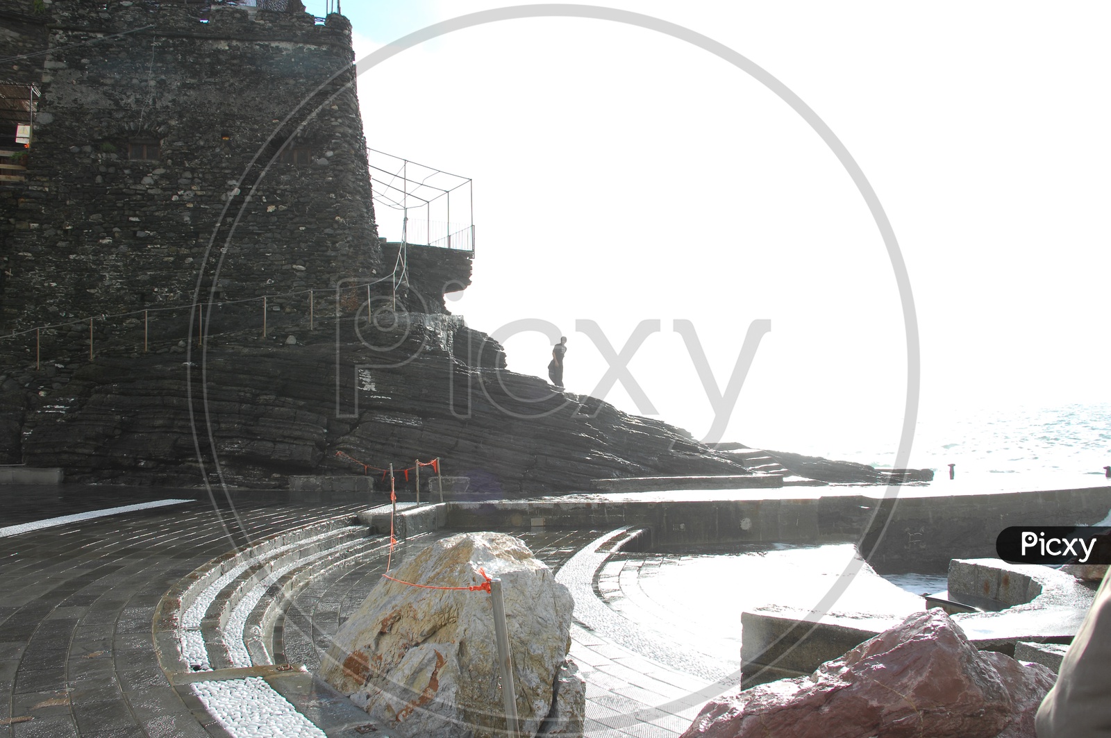 Image of Sheet structures of a rock wall building-DV463003-Picxy