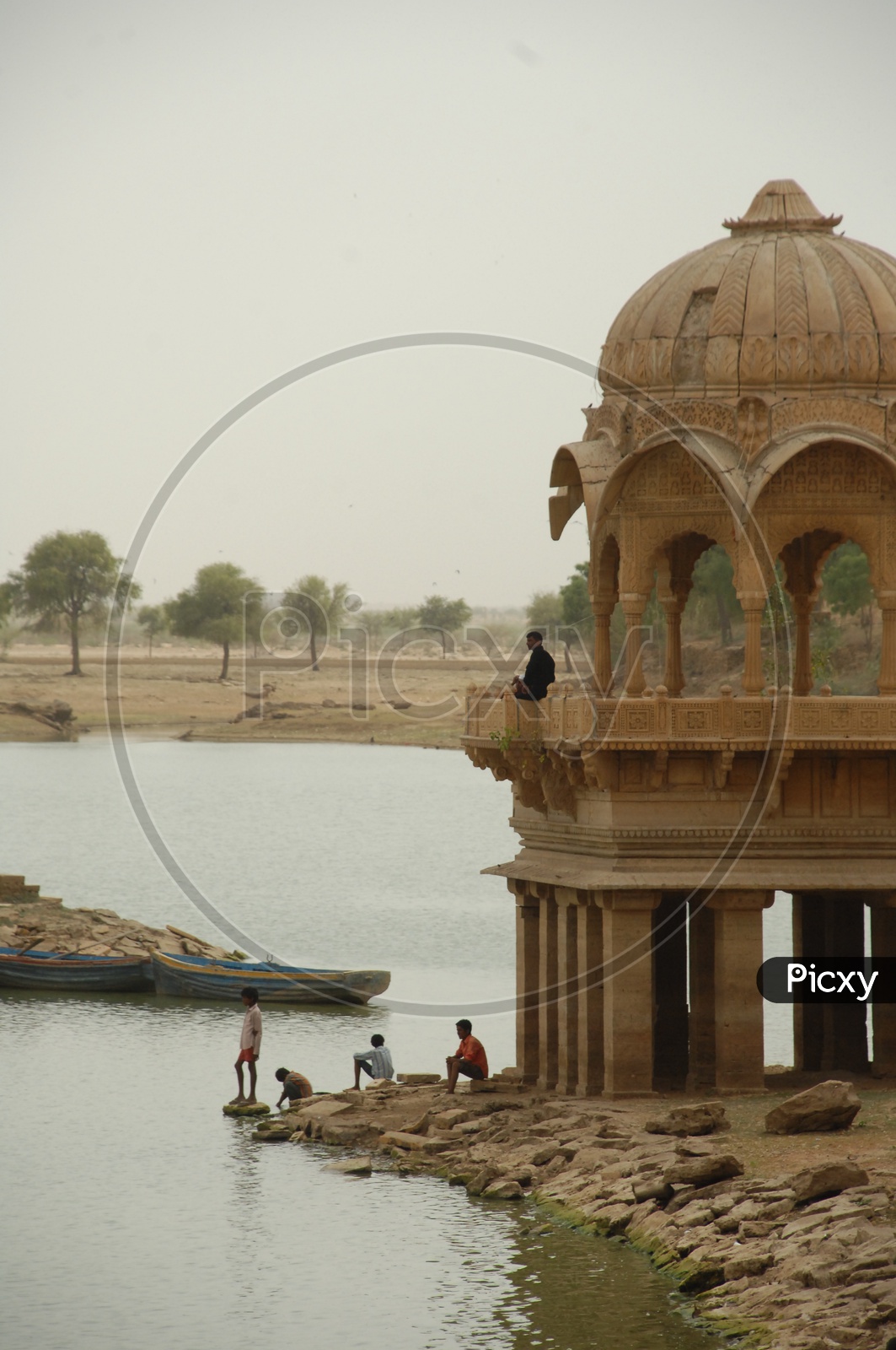 Image of Ancient fort in the middle of the lake-EM372905-Picxy