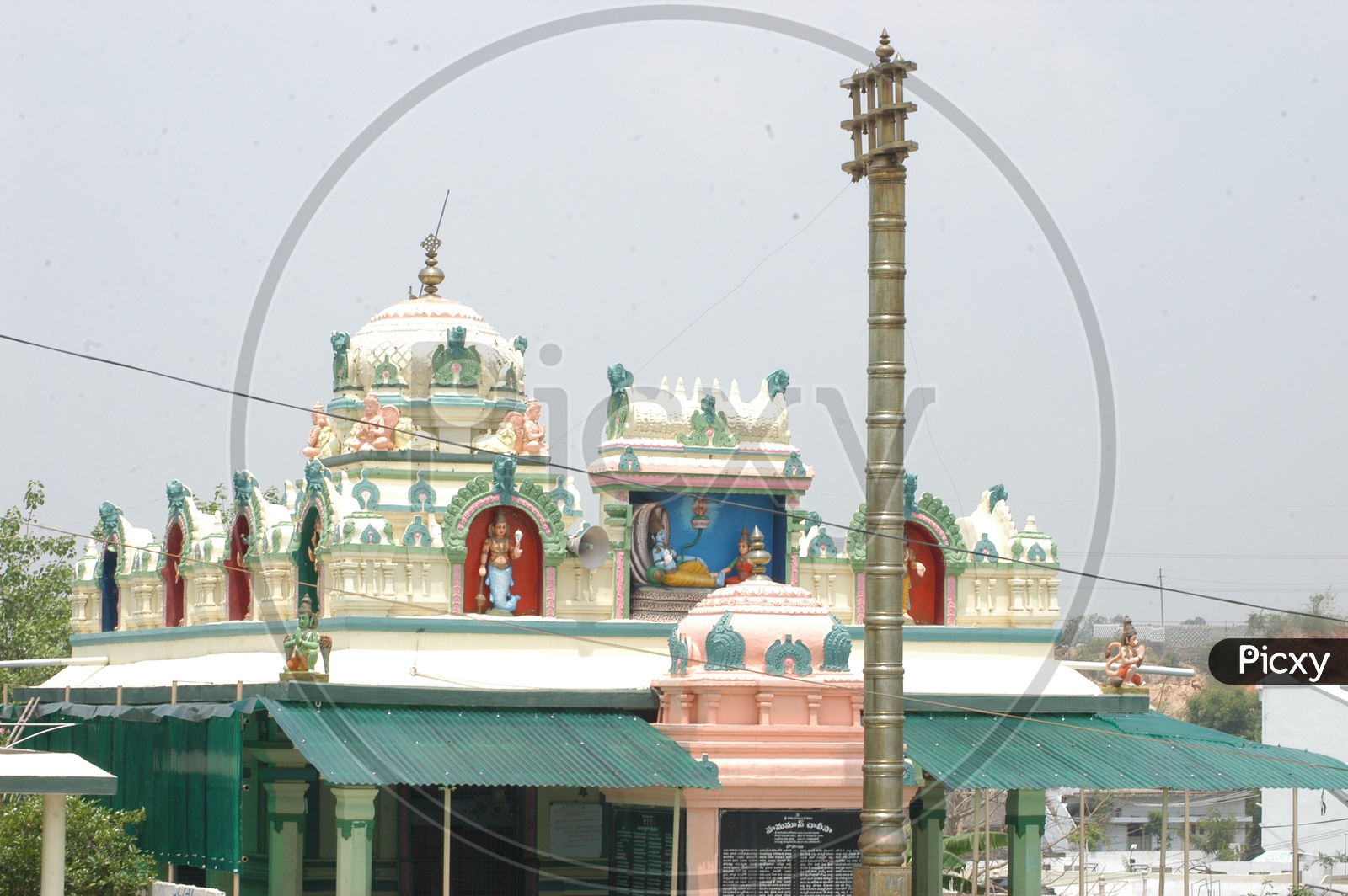 Image of Temple Shrine of Indian Hindu temples in Rural Villages ...
