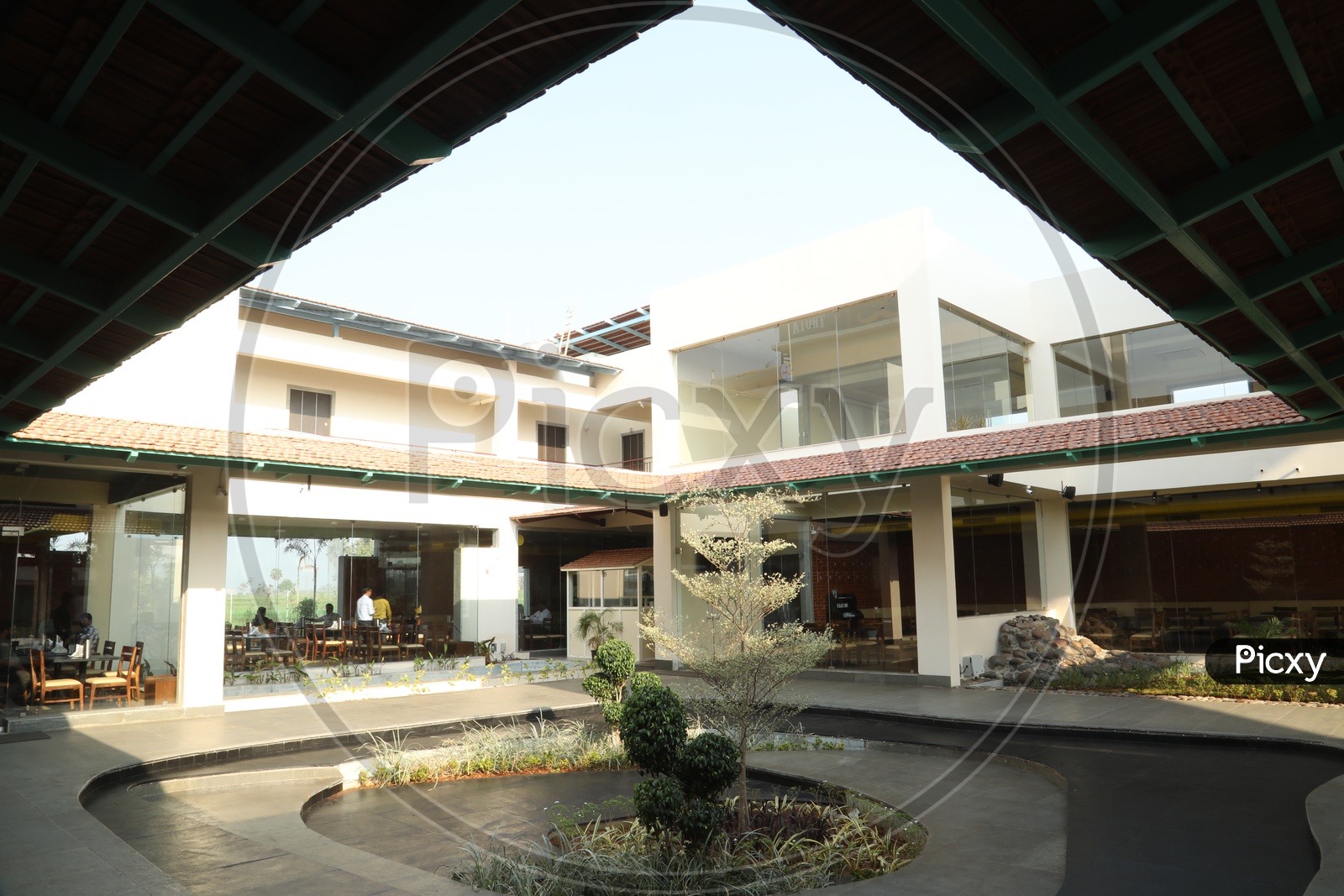 Image of Interior of Raju Gari Thota restaurant-VN251716-Picxy