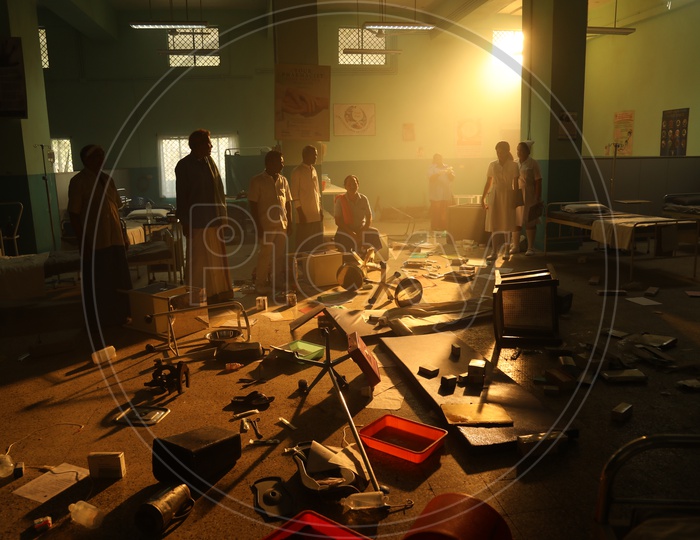 Image of A Messy Hospital Room After Goons Attack-GZ711106-Picxy