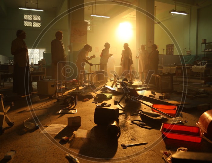 Image of A Messy Hospital Room After Goons Attack-GZ711106-Picxy