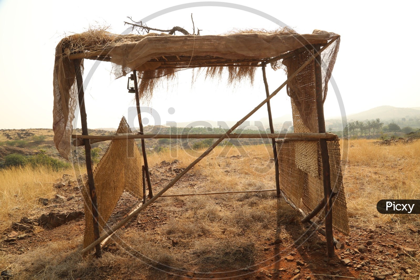 Image of A small hut in an open area-CB641927-Picxy