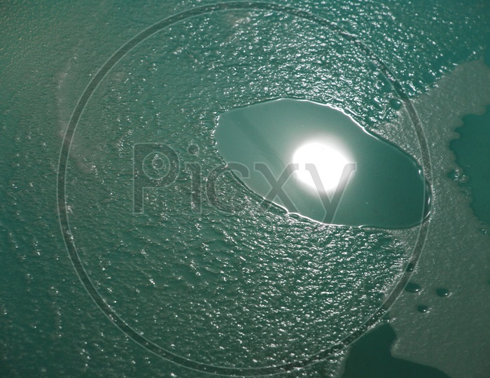 Image of algae Layer Texture Formed On water Surface-EL672844-Picxy