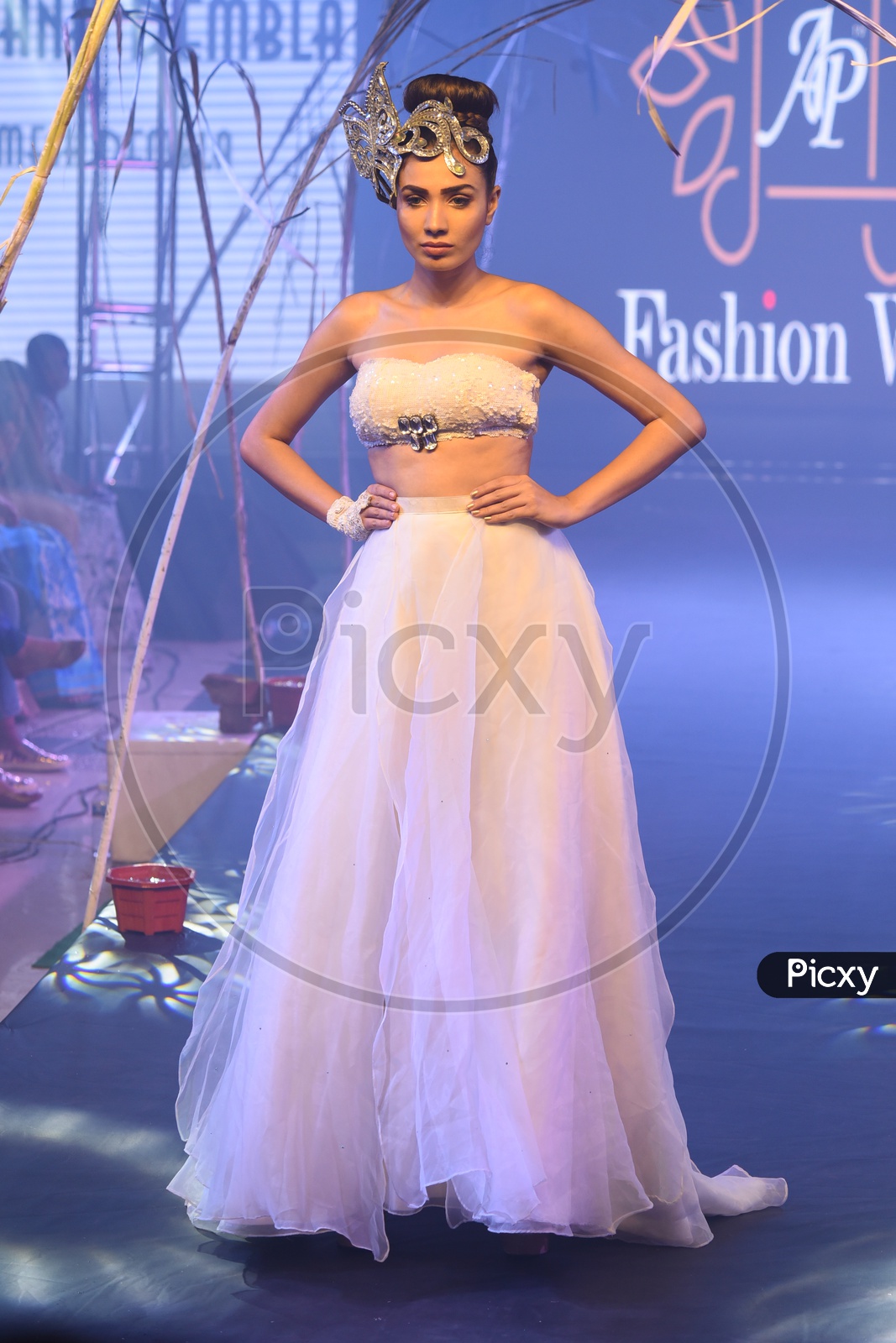 Image of Female Model Ramp Walk At AP Fashion Week 2018-KT000166-Picxy