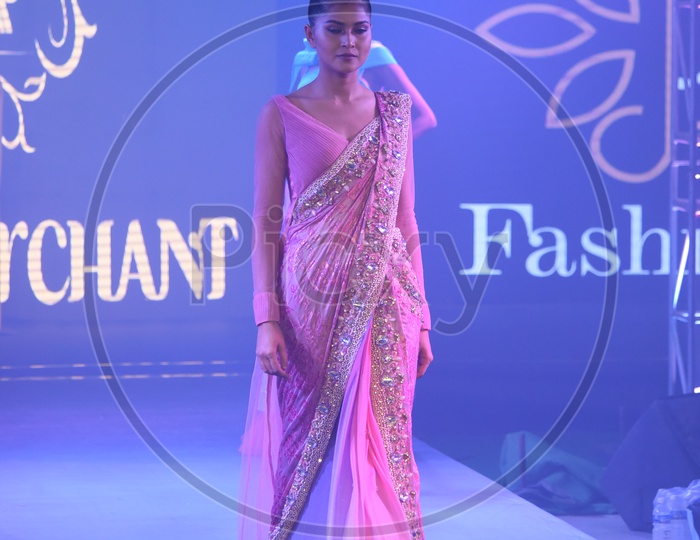 Image of Models Ramp Walk At AP Fashion Week 2018-DK408456-Picxy