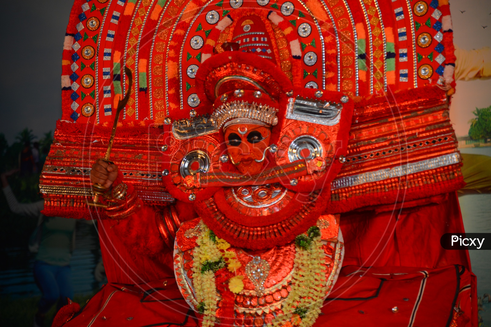 Image of Theyyam Or Thirayaattam , A Classical Dance Art Form ...