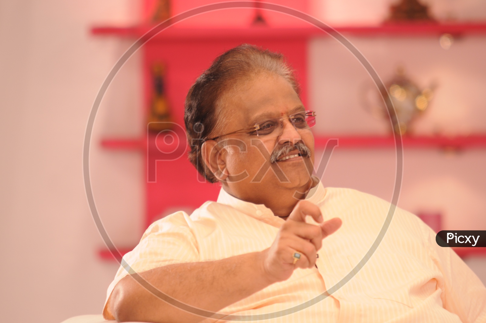 Image of Indian Play Back Singer S.P. Balasubramanyam-NY396856-Picxy