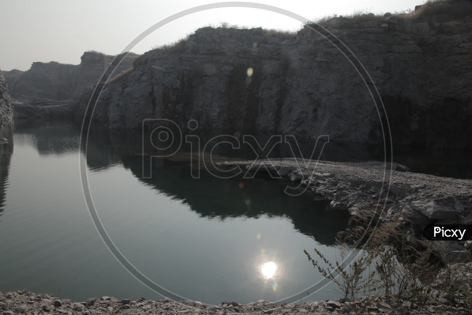 Image of Quarry with water-DT633375-Picxy