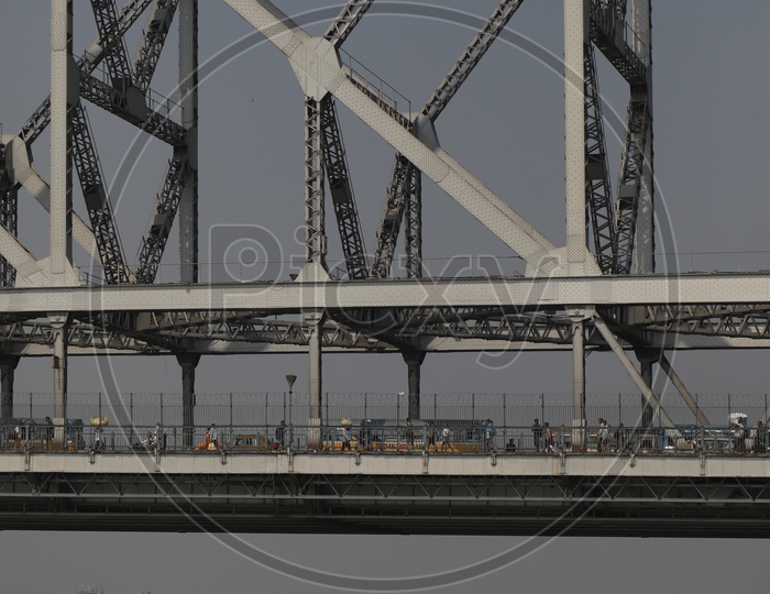 Image of A View of Howrah Bridge-RC865157-Picxy