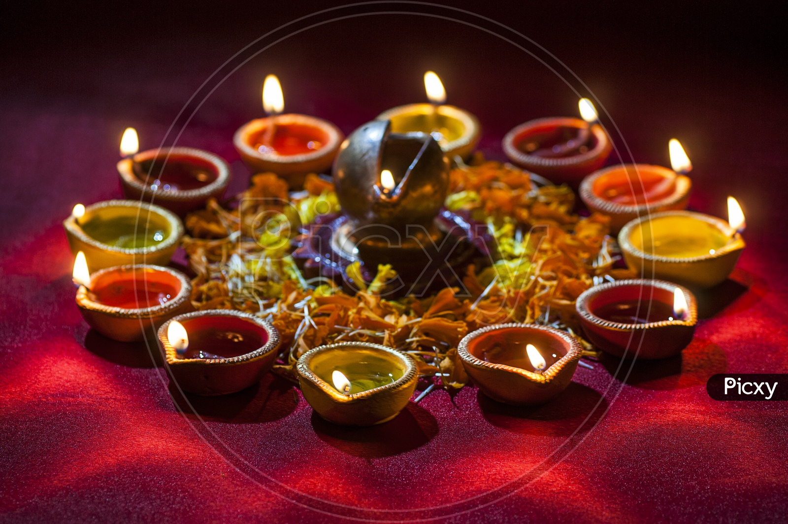 Image of Lightened up diya's-EF224538-Picxy