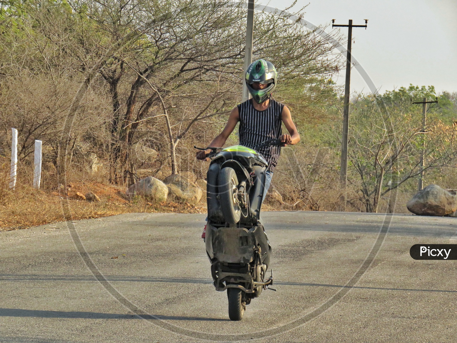 Image of Motorcycle stunt riding-TC541967-Picxy