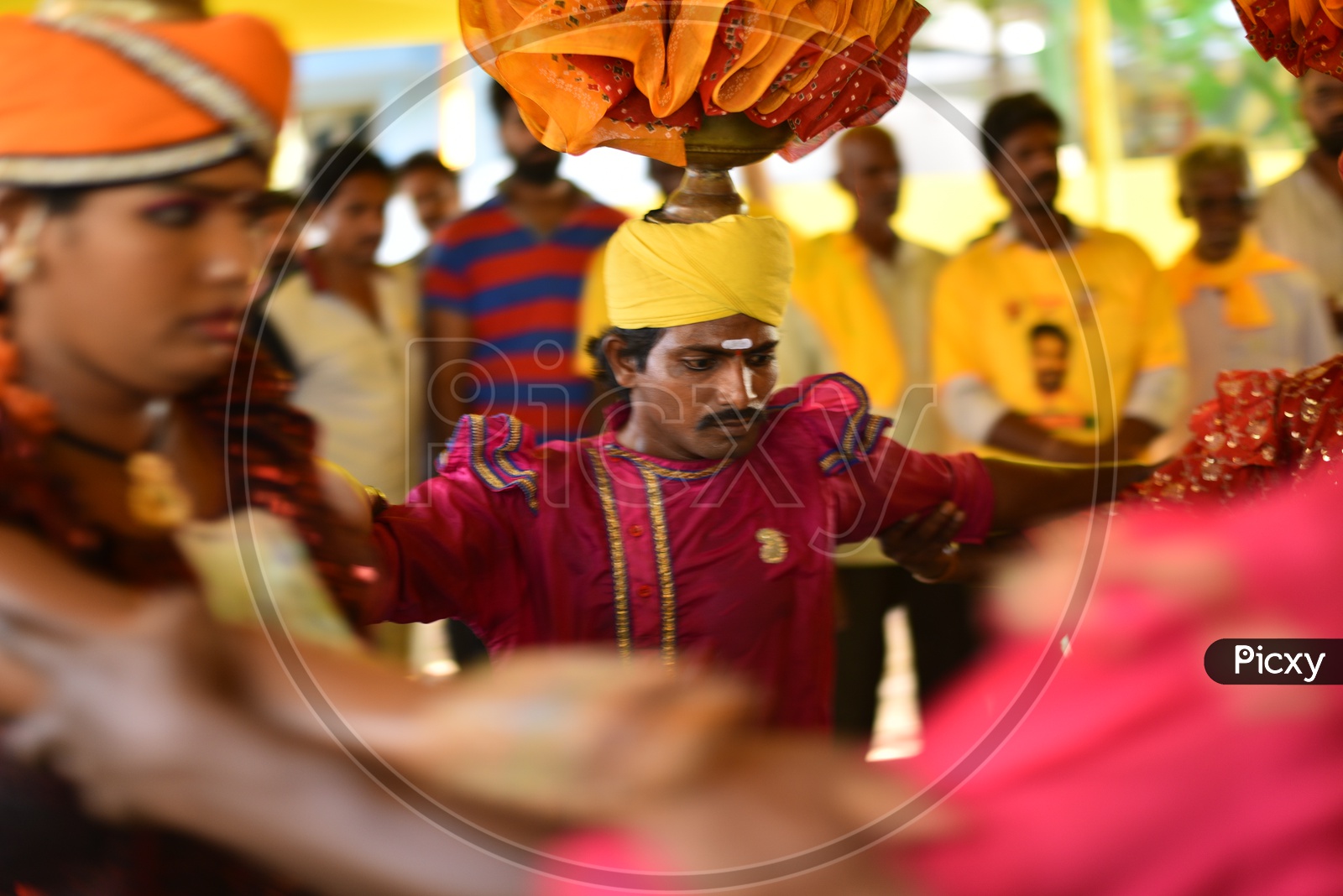 Image of Garaga folk dance being performed by artists ahead of TDP ...