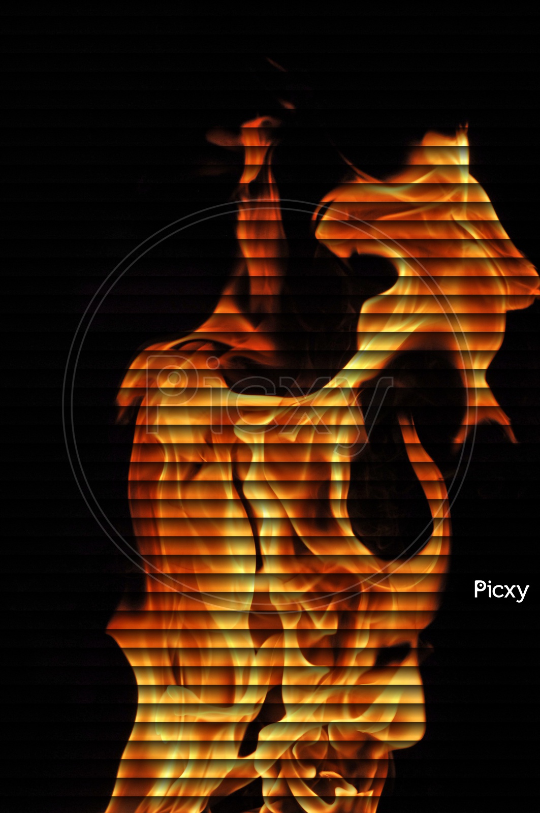 Image of Optical illusion of fire flames-CX413061-Picxy
