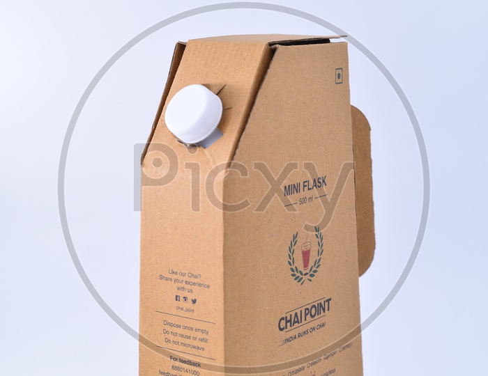 Image of Chai Point Mini Flask On an Isolated White Background-OG532440 ...