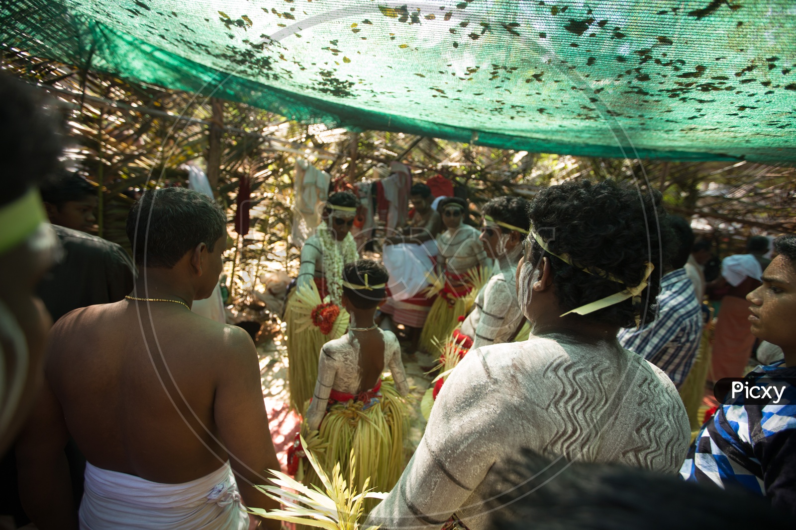 Image of Kerala People Celebrating Theyyam A Traditional Tribal Ritual ...