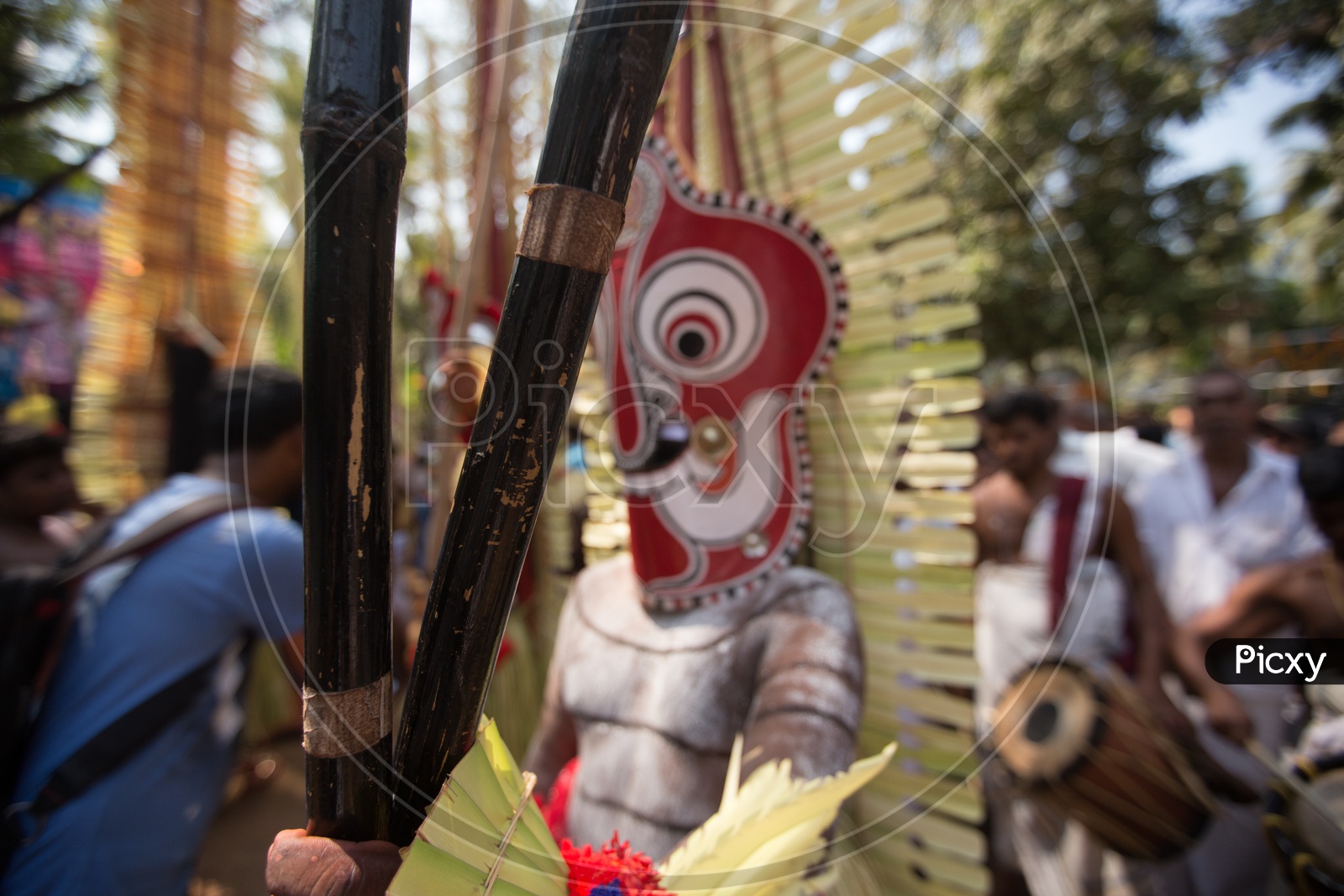 Image of Kerala People Celebrating Theyyam A Traditional Tribal Ritual ...