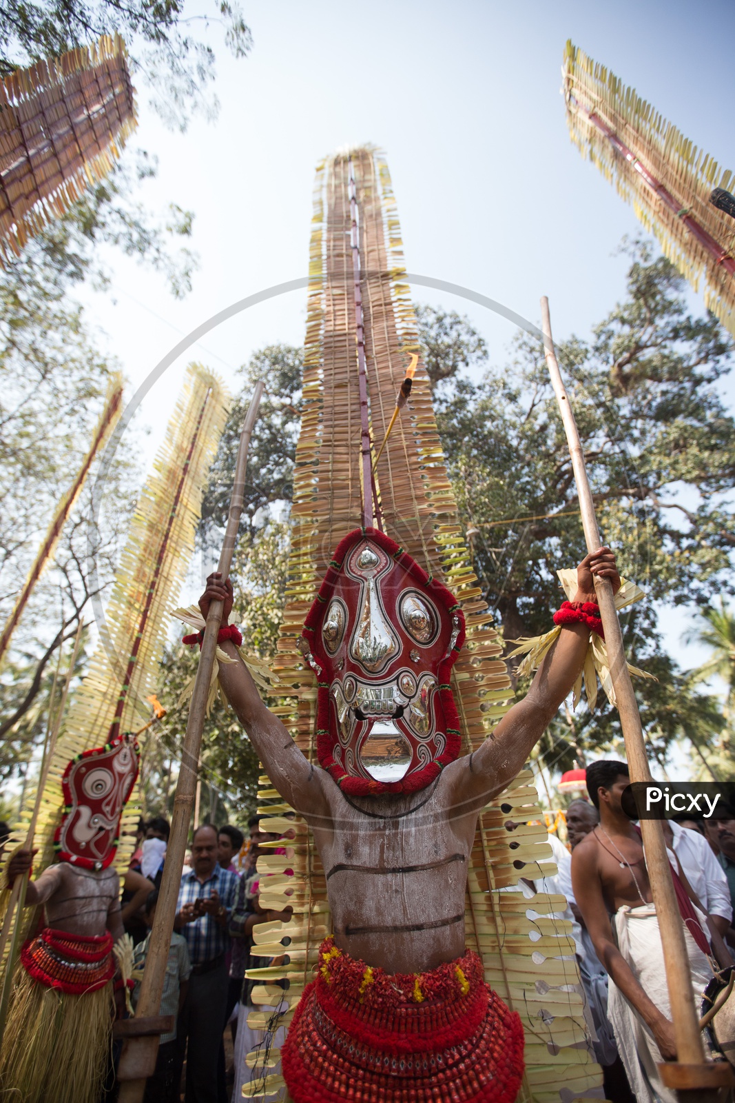 Image of Kerala People Celebrating Theyyam A Traditional Tribal Ritual ...