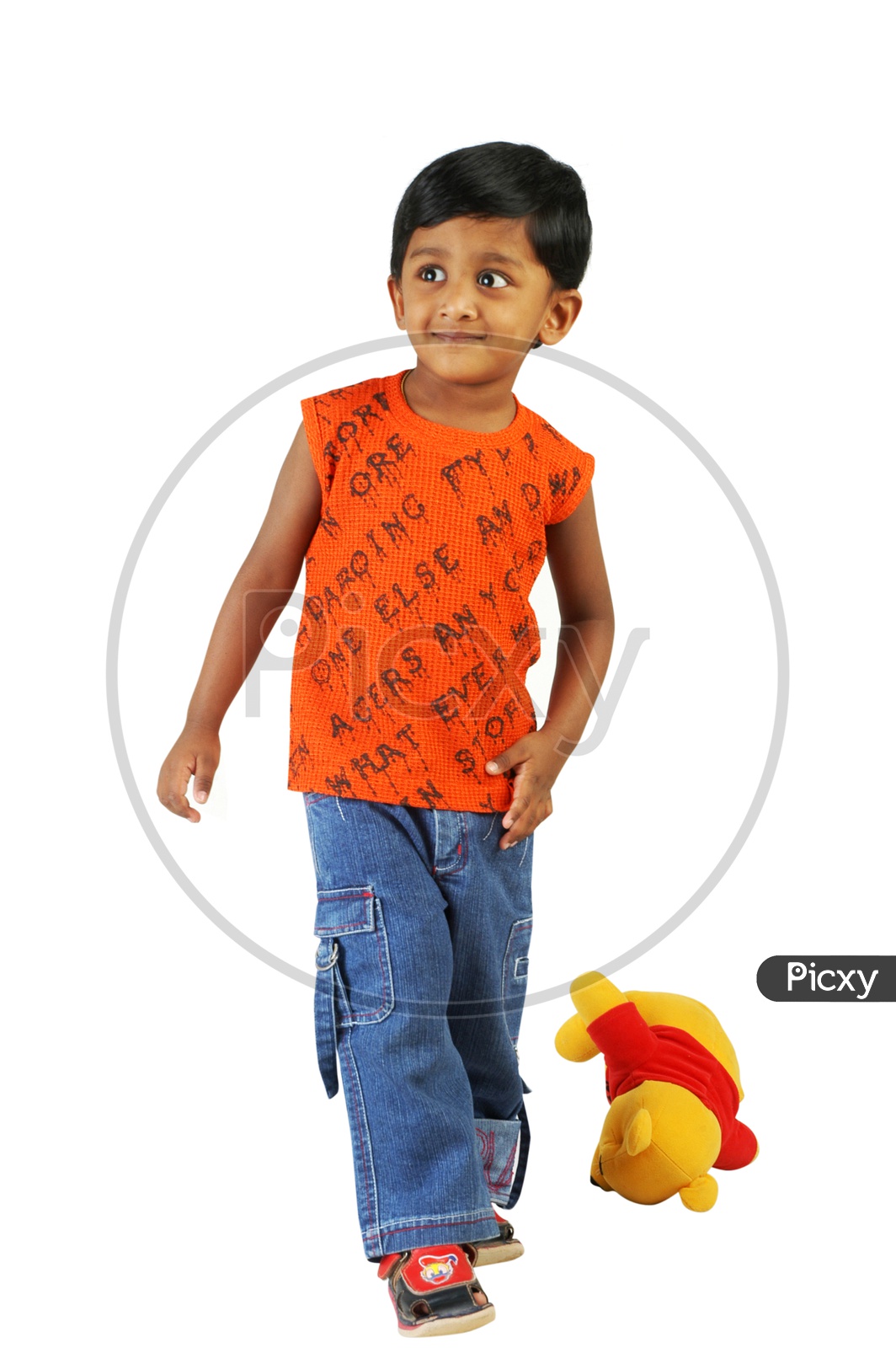 Kid Standing Sideways