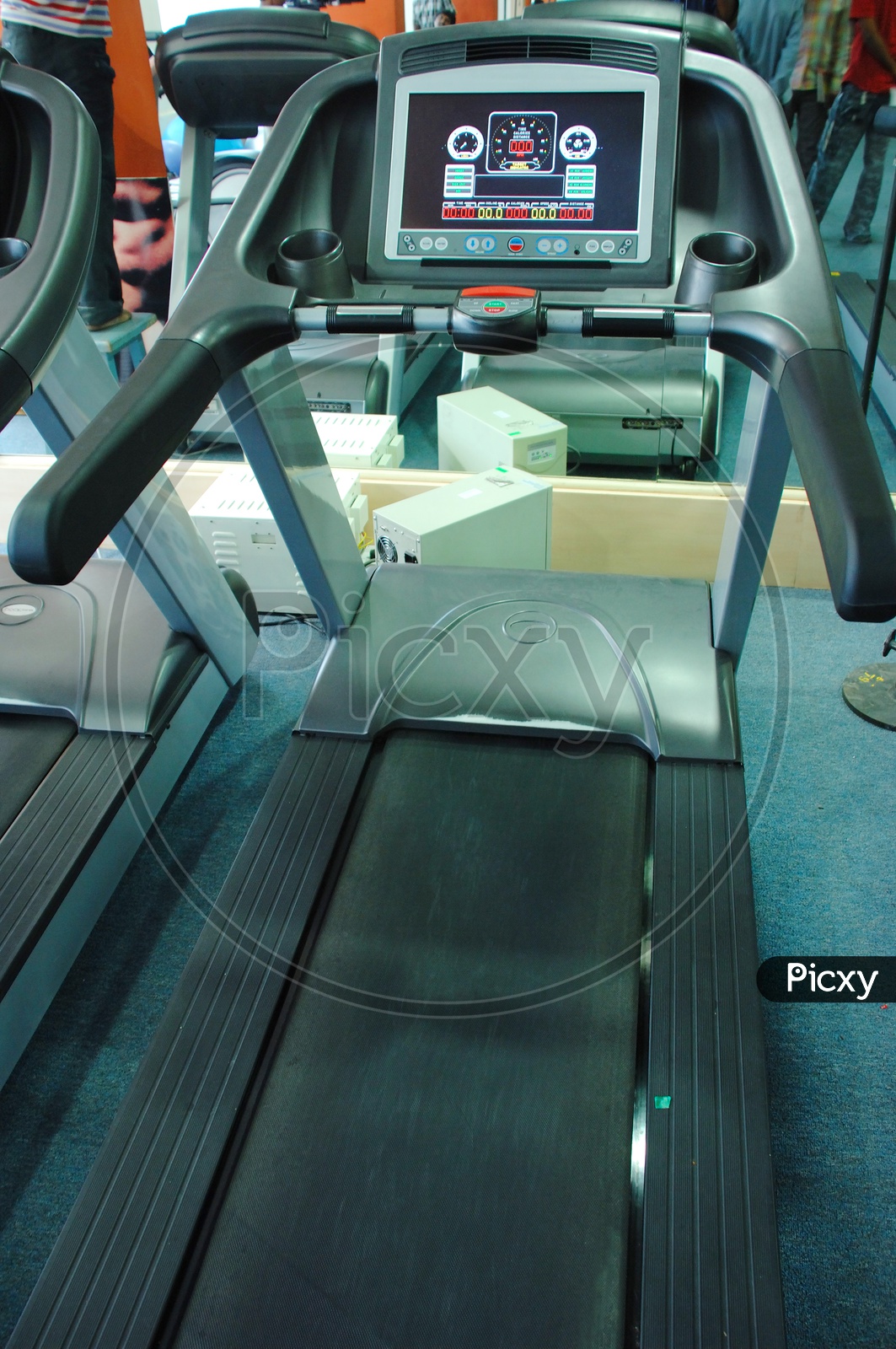 Image of Thread mill in the gym - Gym equipment-QU212269-Picxy
