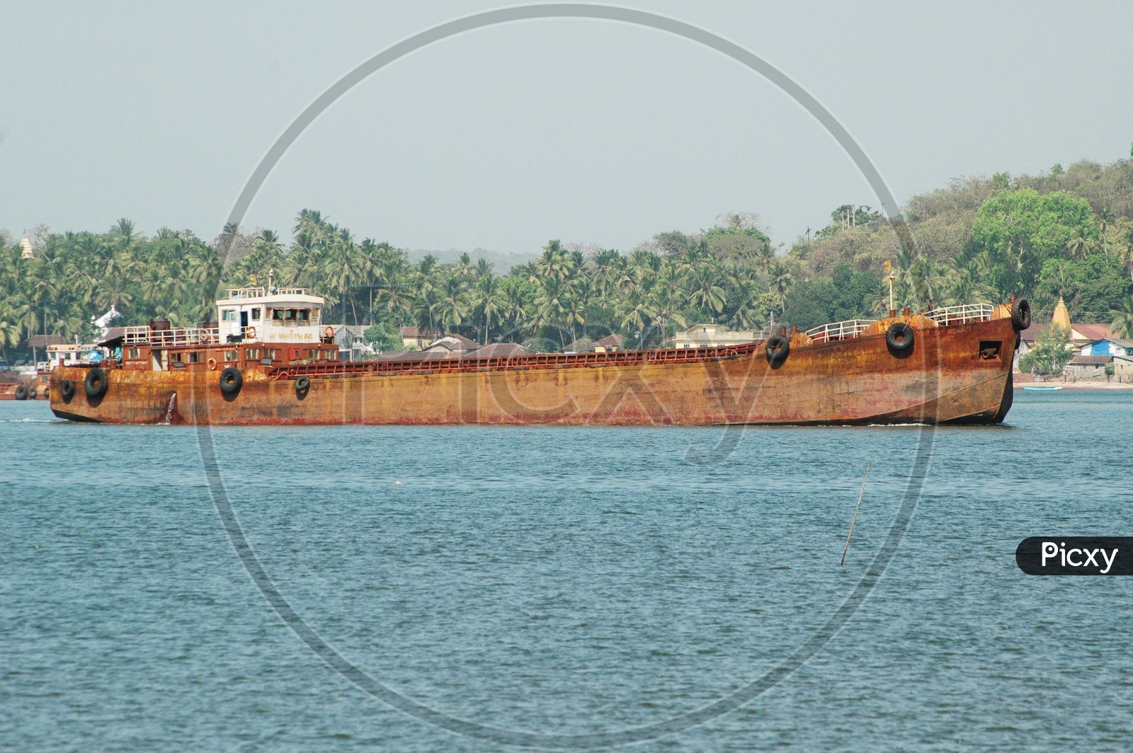 Image of Sand carrier boat in the sea-SY330015-Picxy