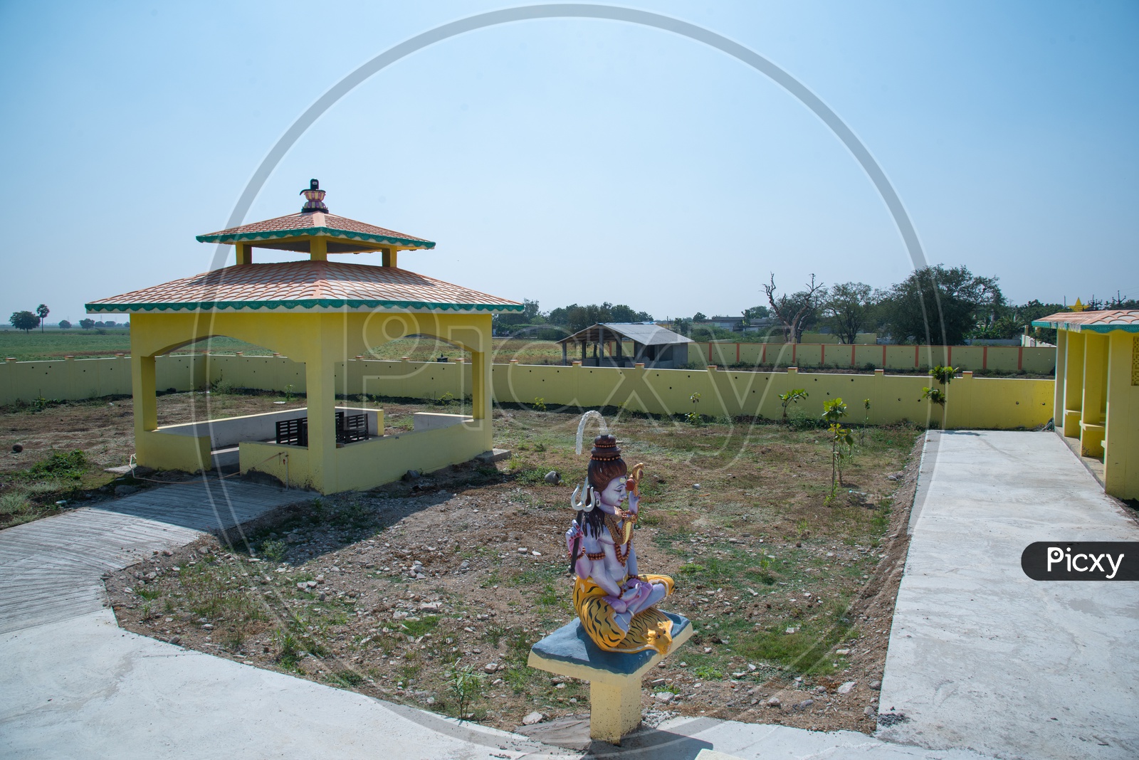Image of A Hindu Burial Ground-IY869985-Picxy