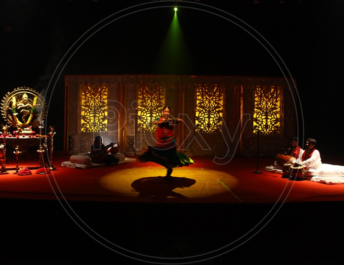 Image of Kathak , a Popular Traditional Dance Art Form Performing By ...